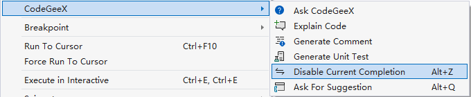 CodeGeeX - Visual Studio Marketplace