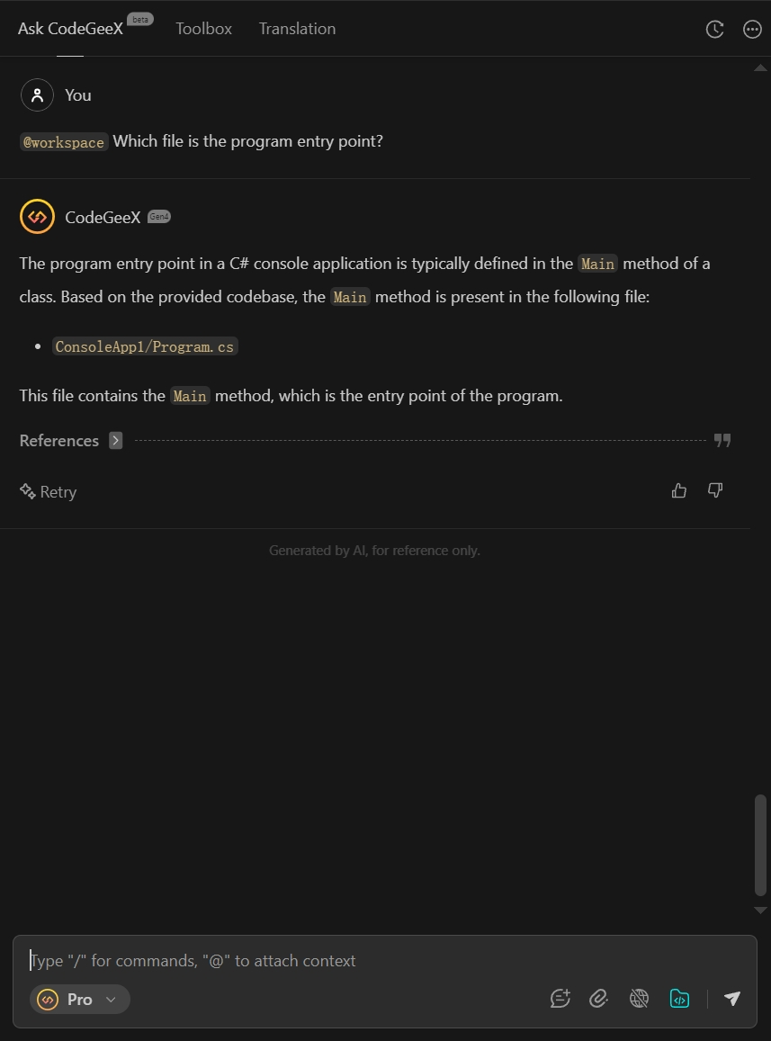 CodeGeeX - Visual Studio Marketplace