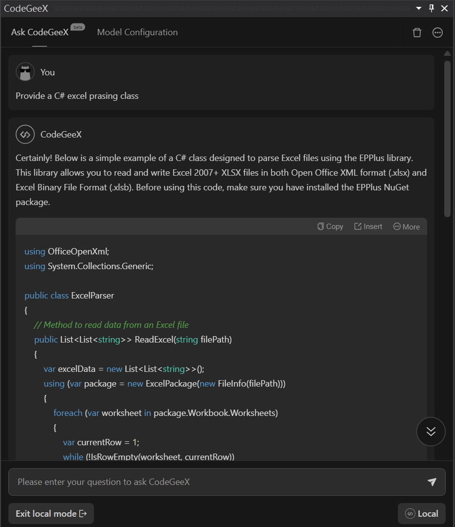 CodeGeeX - Visual Studio Marketplace